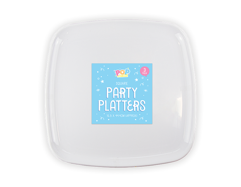 Square Party Platters - (3 Pack) – Make it Magic
