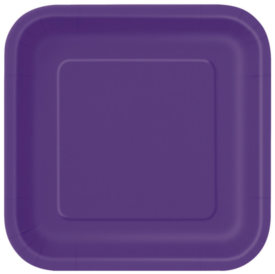 Deep Purple Solid Square 9" Dinner Plates (14 Pack) – Make it Magic