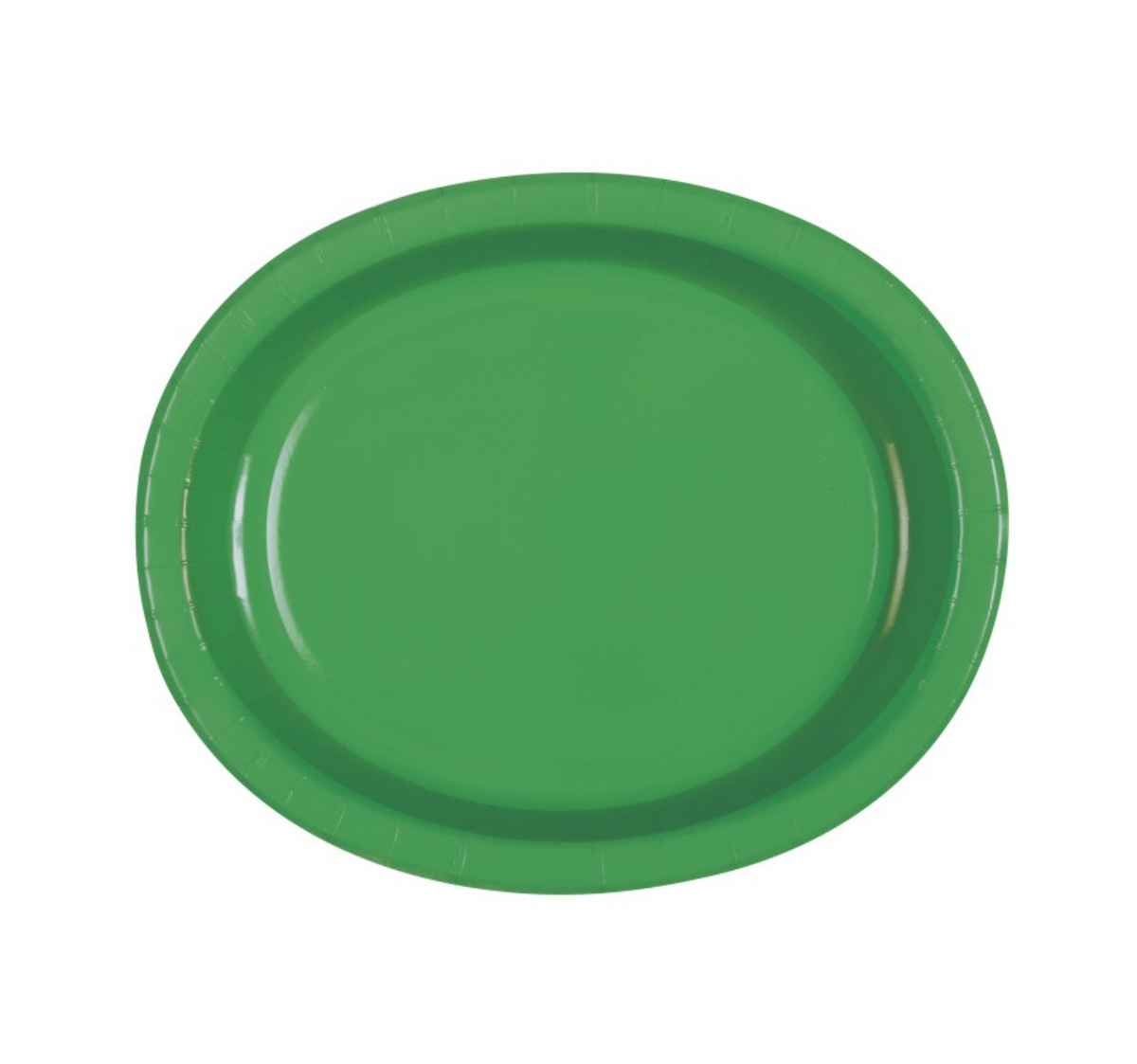Emerald Green Oval Plates (8 Pack) – Make it Magic