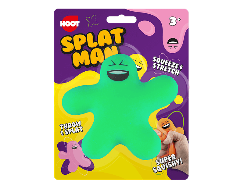 Splat Man in 4 Assorted Colours – Make it Magic